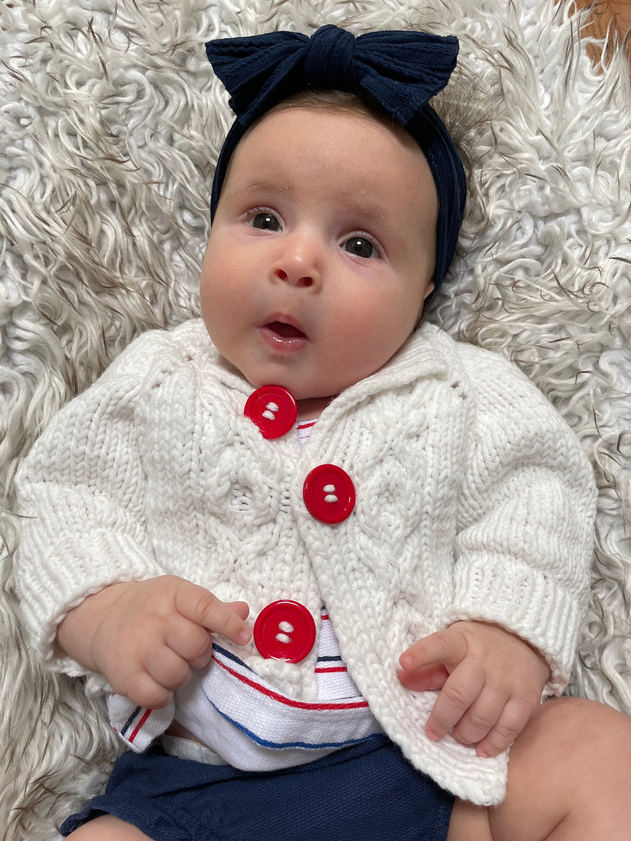 Miss Mag's Cardigan - Free Knitting Pattern – 1 More Row Designs